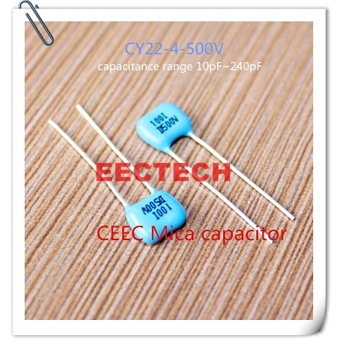 CY22-4-500V-D-100-I mica capacitor,used in A.C,D.C and high frequency ...