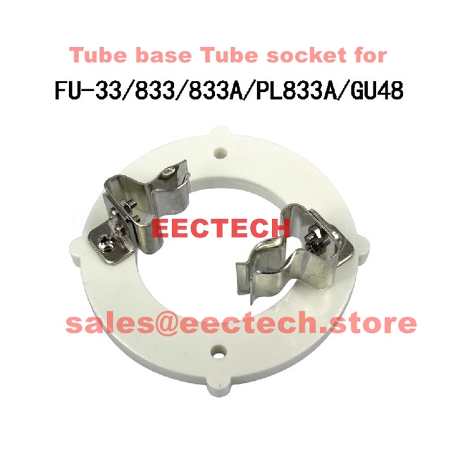 Tube socket, tube base for 833, 833A, 833C, FU33, FU-33, GU48 tubes (1 ...
