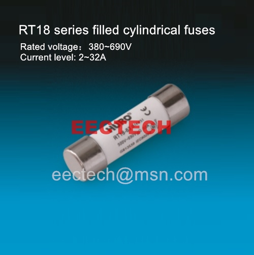 HURO fuse, RT18 series filled cylindrical fuses, RT18-32 fuse, RT18-32 ...