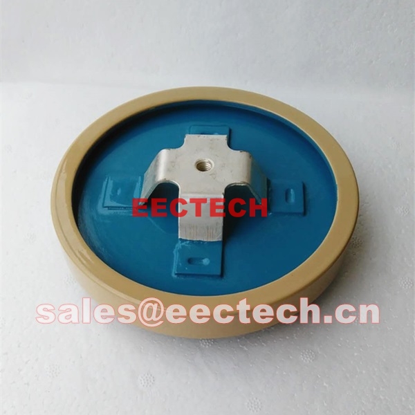 EECTECH Type 60, 2500PF, 10KVdc plate type ceramic capacitor 4-leg lead ...