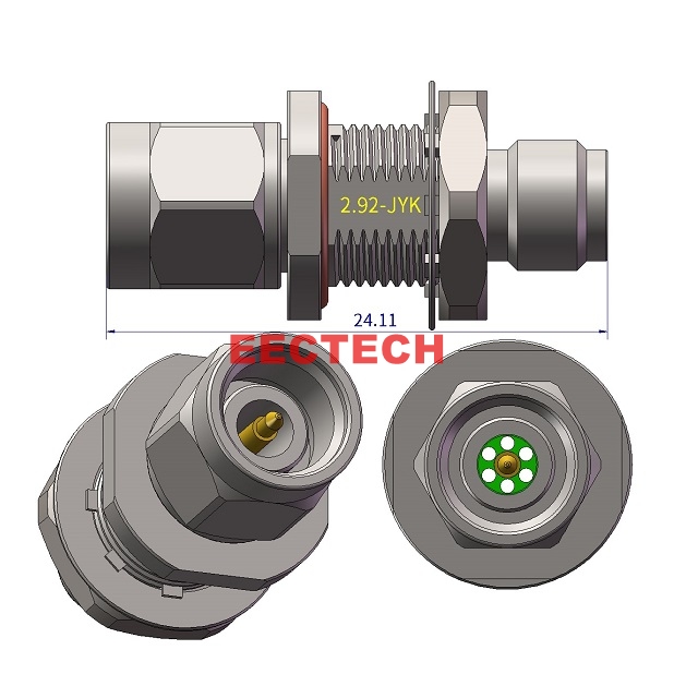2.92-JYK Coaxial adapter, 2.92 series converters, EECTECH