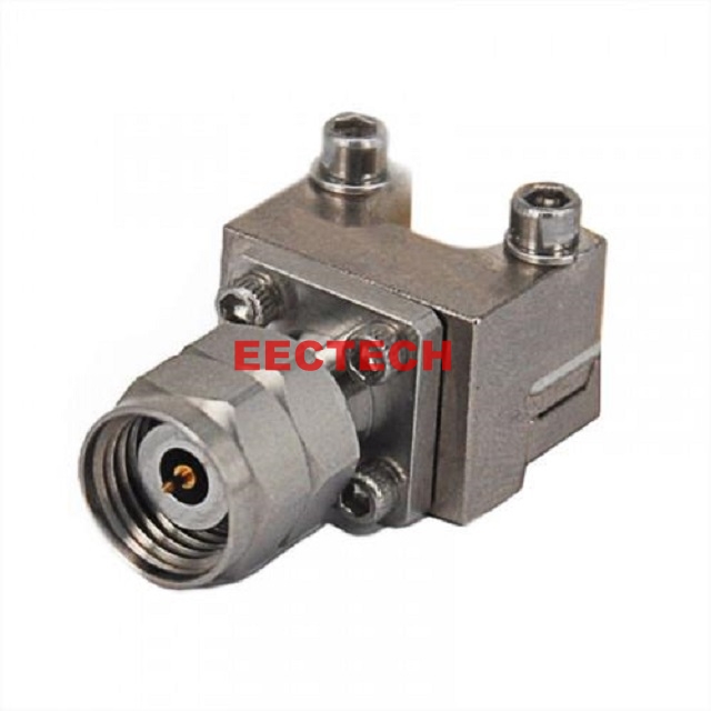 2.4-JFD0830, 2.4mm Solderless PCB End Launch Connector, Male, 2 Hole ...