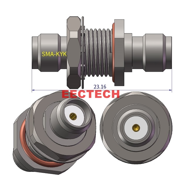 SMA-KYK Coaxial adapter, SMA series converter, EECTECH