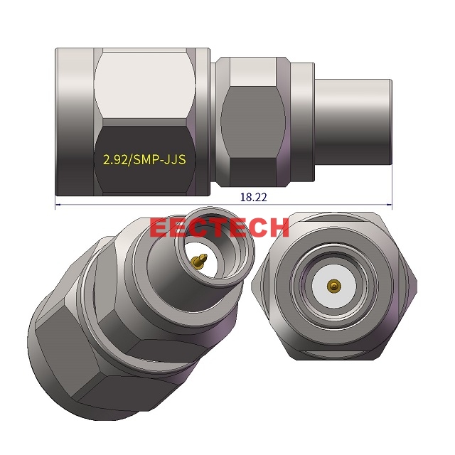 2.92/SMP-JJS Coaxial adapter, 2.92/SMP Series Converter, EECTECH