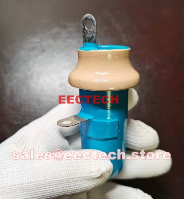 Type 49, 1200PF, 10KVdc pot type ceramic capacitor high power capacitor ...